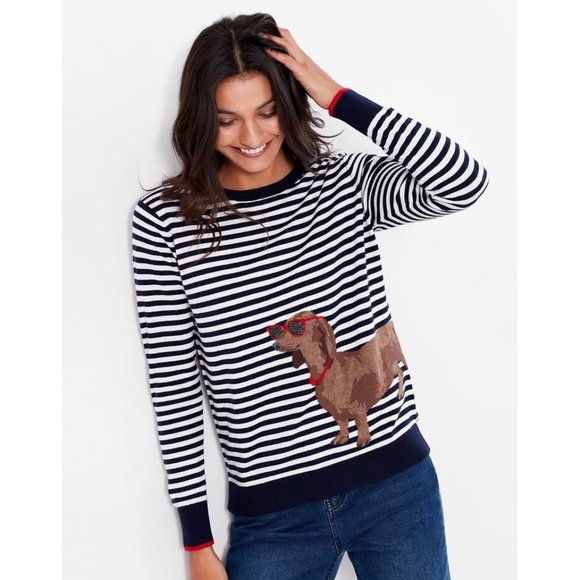 Joules | Sweaters | Nwt Women Size 6 18 2 22 Joules Miranda Dachshund ...